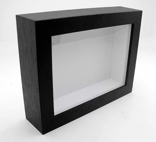Box Frame 180mm x 135mm x 40mm Black by Grand Prix Models